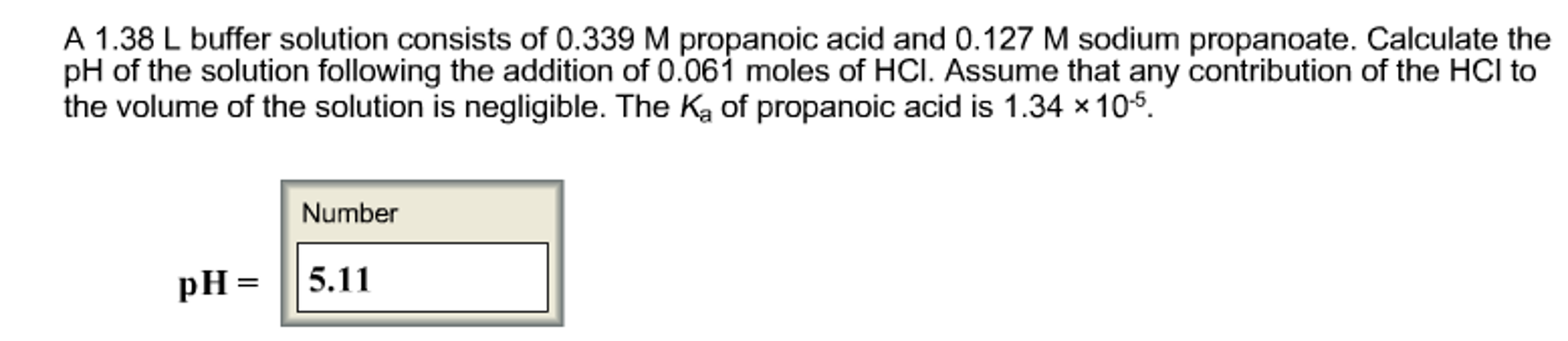 Solved A 1.38 L buffer solution consists of 0.339 M | Chegg.com
