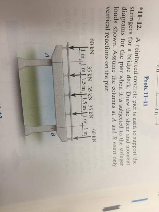 Solved 11-12. A reinforced Concrete pier is used to support | Chegg.com