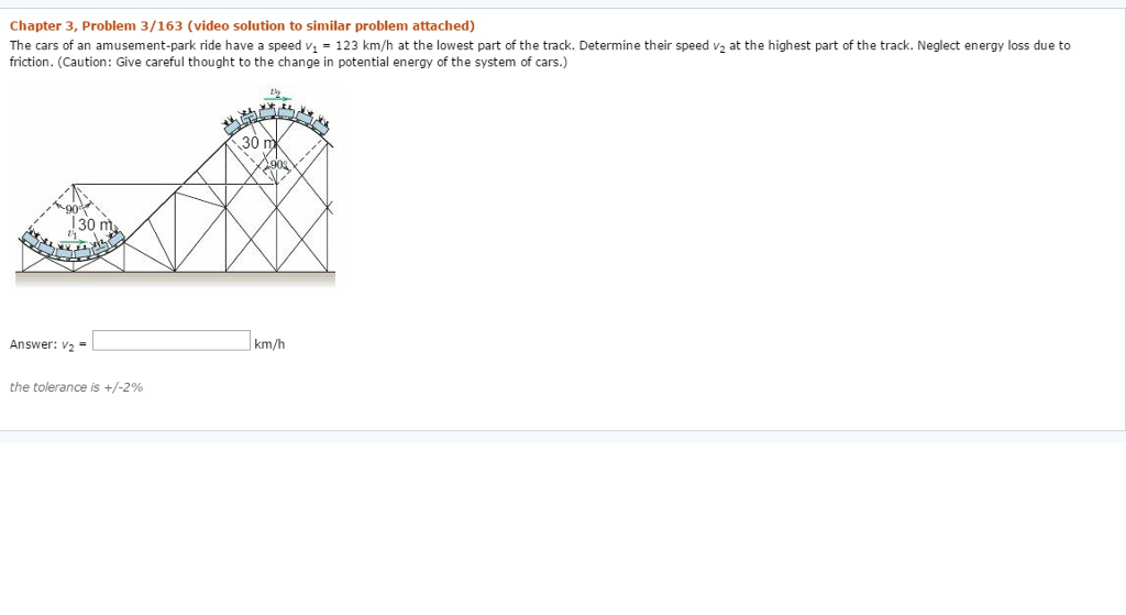 Solved The cars of an amusement-park ride have a speed v_1 = | Chegg.com
