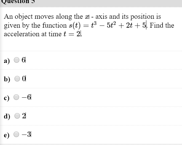 Solved An object moves along the x-axis and its position is | Chegg.com