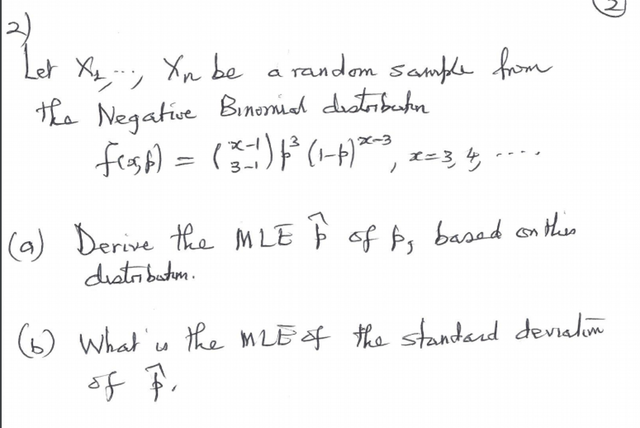 Solved If theta^circ is the MLE (Maximum Likelihood | Chegg.com