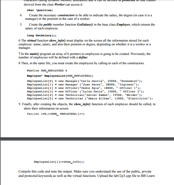Solved This week's lesson is focused on Polymorphism, for | Chegg.com