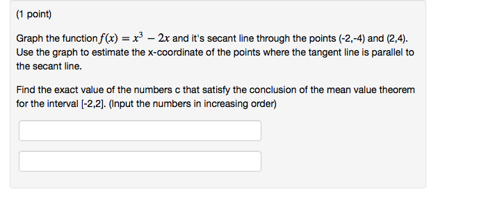 Solved fi pexii Graph the functionf(x) = x3-2x and it's | Chegg.com