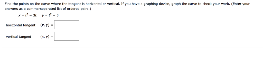 Solved Find the points on the curve where the tangent is | Chegg.com