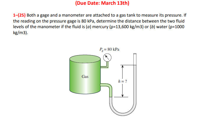 Solved (Due Date: March 13th) 1-(25) Both a gage and a | Chegg.com Solved (Due Date: March 13th) 1-(25) Both a gage and a | Chegg.com