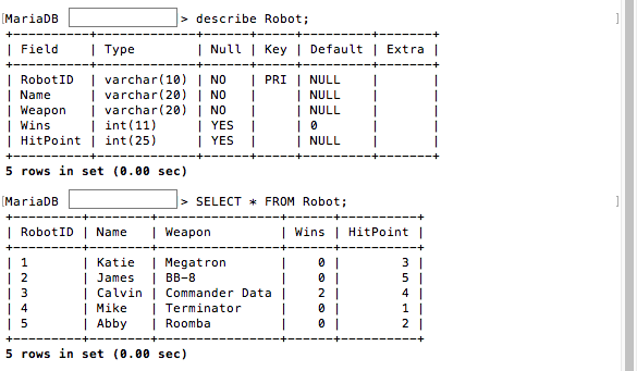 Solved SQL, Python, CGI Problem: Modify the robot.cgi so | Chegg.com