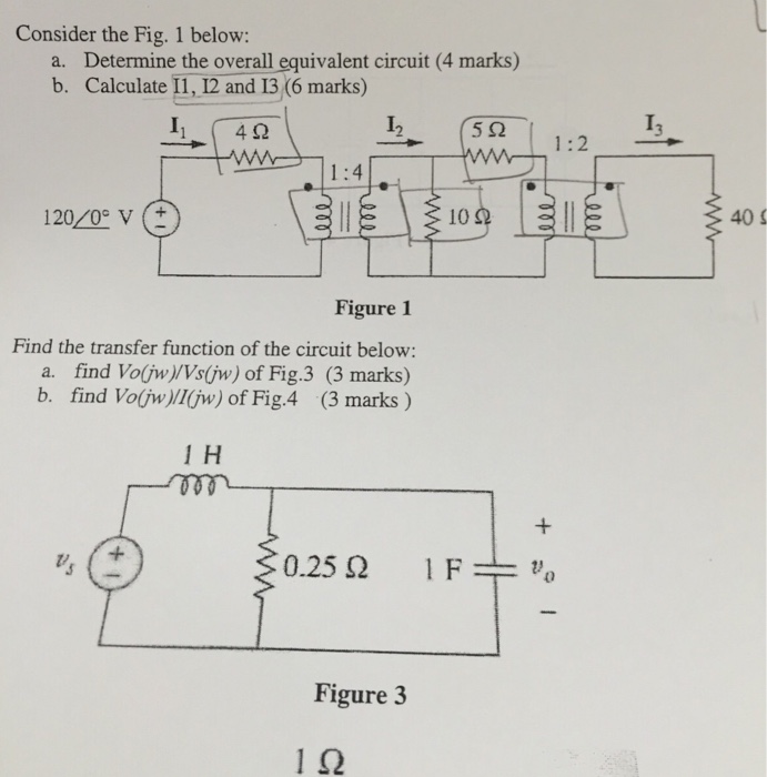 Solved Determine the overall equivalent circuit Calculate | Chegg.com