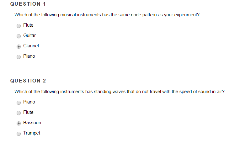 Solved QUESTION 1 Which of the following musical instruments | Chegg.com