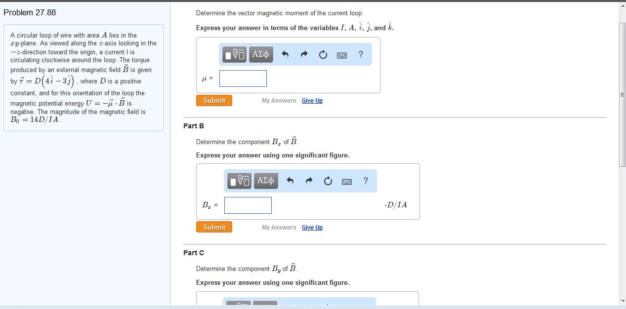 Solved A circular loop of wire with area A lies in | Chegg.com