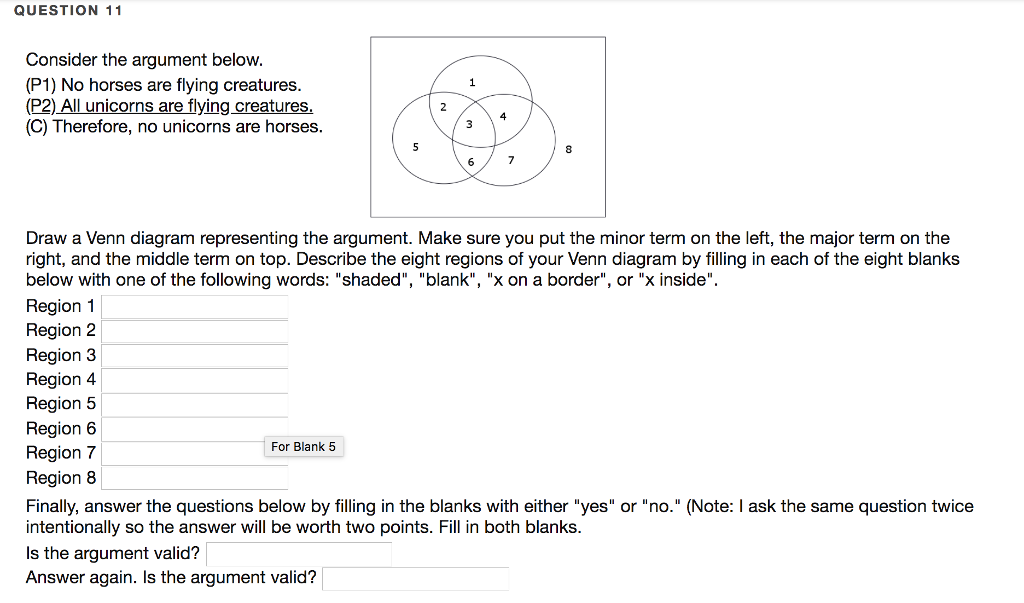 Solved QUESTION 11 Consider the argument below (P1) No | Chegg.com