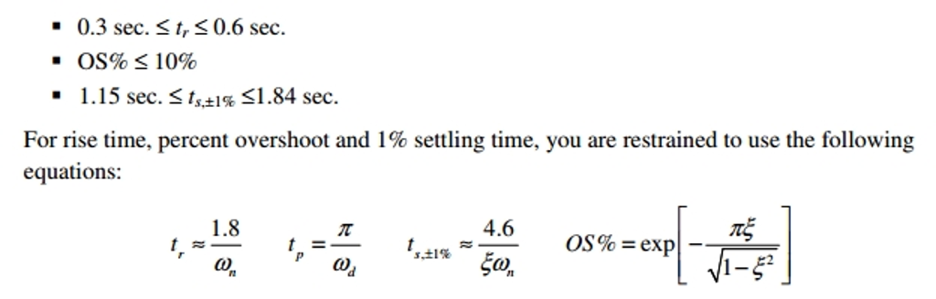 Solved A certain servomechanism system has dynamics | Chegg.com