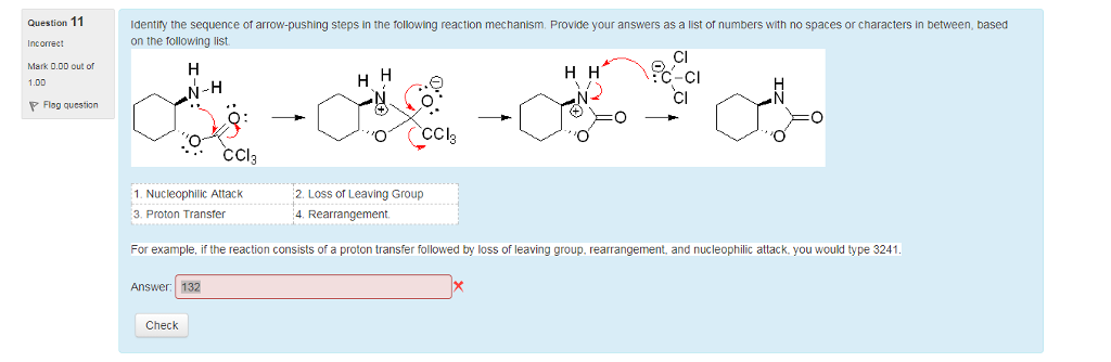 Solved Identify the sequence of arrow-pushing steps in the | Chegg.com