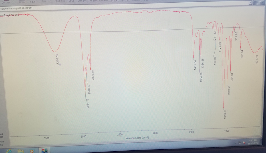 Solved Interpret the IR spectrum of both compounds: First | Chegg.com