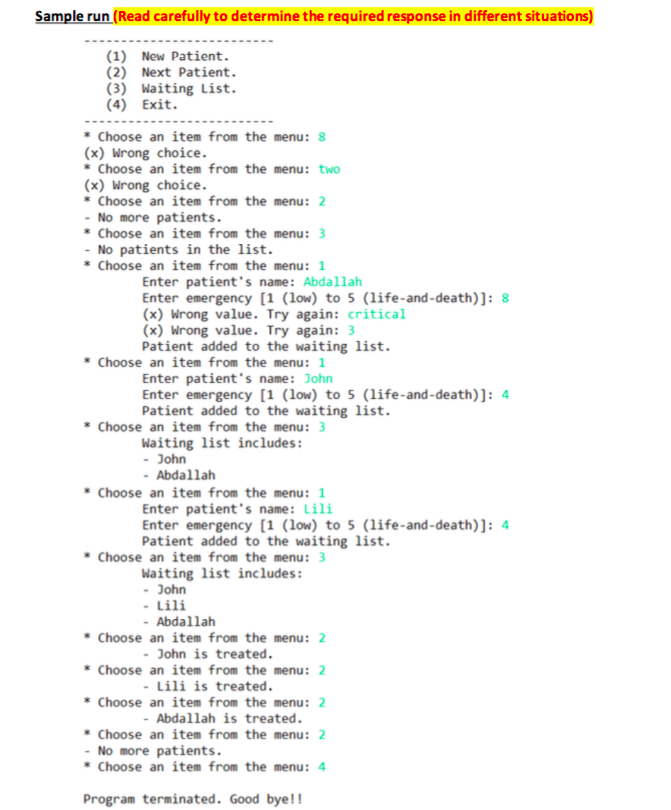 Solved this is a long coding question... but i would | Chegg.com