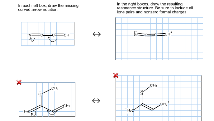 Solved In each left box, draw the missing curved arrow | Chegg.com