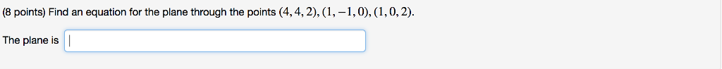 Solved (6 points) Find the simplest vector parametric | Chegg.com