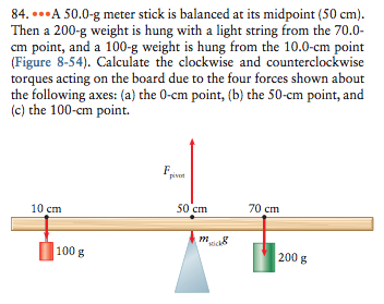 In the Following System What Is the Clockwise Torque