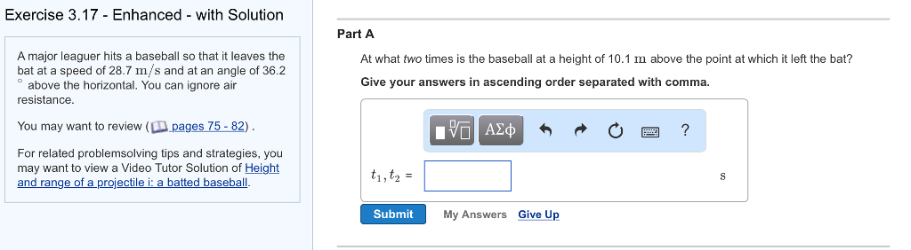 Solved Exercise 3.17 - Enhanced - with Solution Part A A | Chegg.com