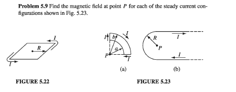 Solved Find the magnetic field at point P for each of the | Chegg.com