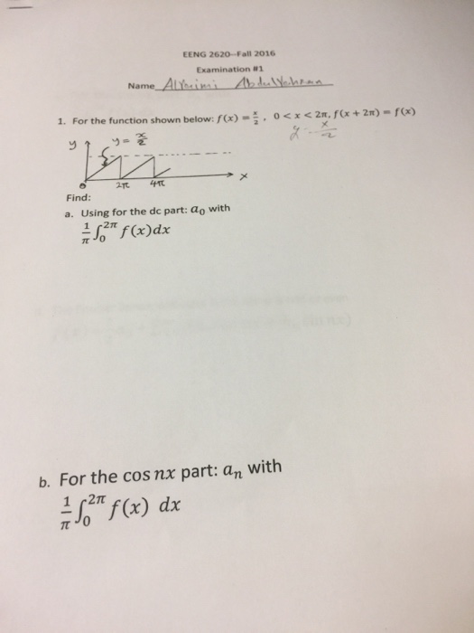 Solved For the function shown below f(x) = x/2 0 Solved For the function shown below f(x) = x/2 0