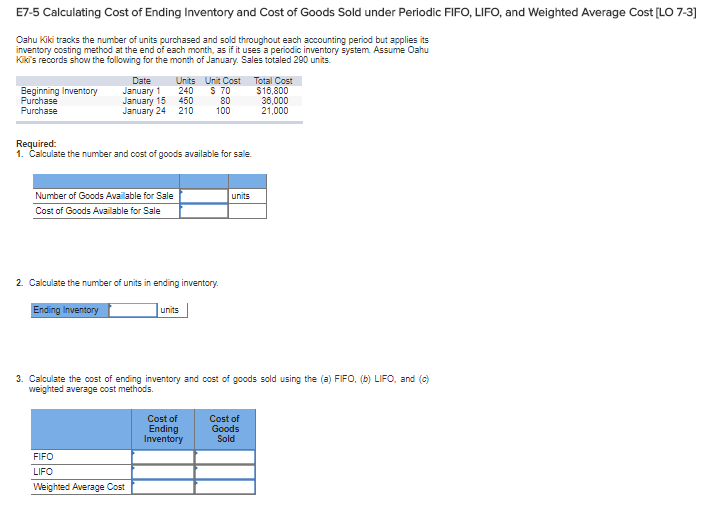 Solved M7-13 Calculating the Inventory Turnover Ratio and | Chegg.com