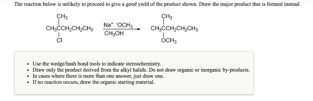 Solved The reaction below is unlikely to proceed to give a | Chegg.com