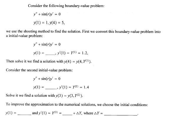 Consider the following boundary-value problem: y" + | Chegg.com