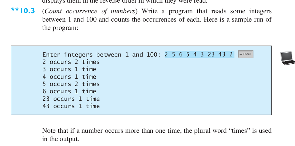 Solved Write A Program That Reads Some Integers Between 1 Chegg