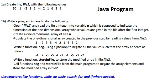 Solved Java The program has to be similar to this: | Chegg.com