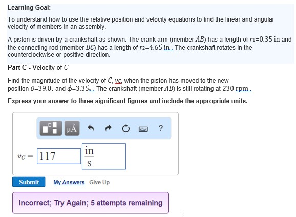 Solved Learning Goal: To understand how to use the relative | Chegg.com