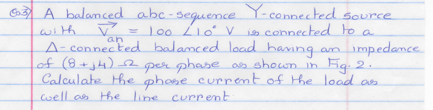Solved A balanced abc-sequence connected source with -100 | Chegg.com