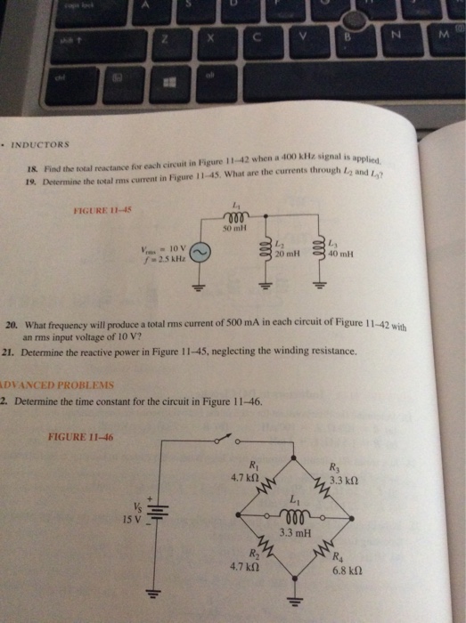 Solved Find the total reactance for each circuit in Figure | Chegg.com