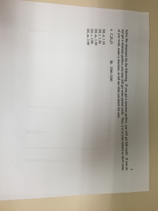 Solved Solve the structures for the following. If you get a | Chegg.com
