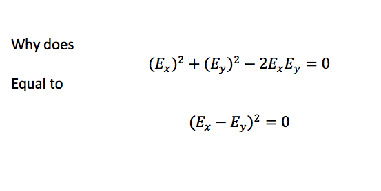 Solved Why does Equal to (Ex-E) = 0 | Chegg.com