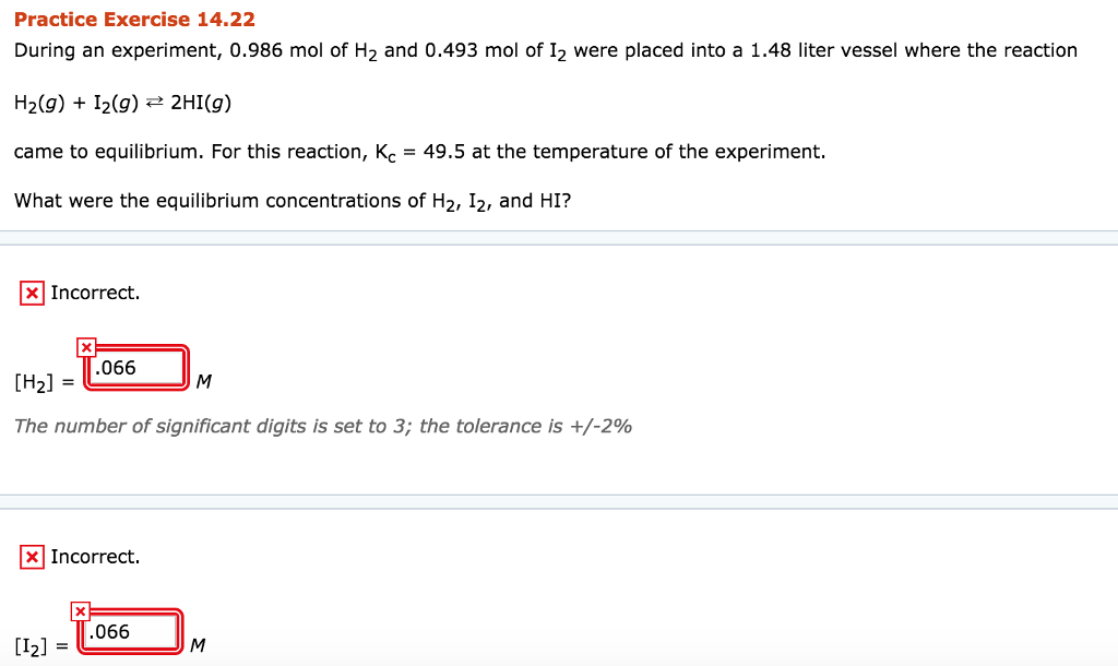 Solved Practice Exercise 14.22 During an experiment, 0.986 | Chegg.com