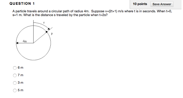 Solved A particle travels around a circular path of radius | Chegg.com