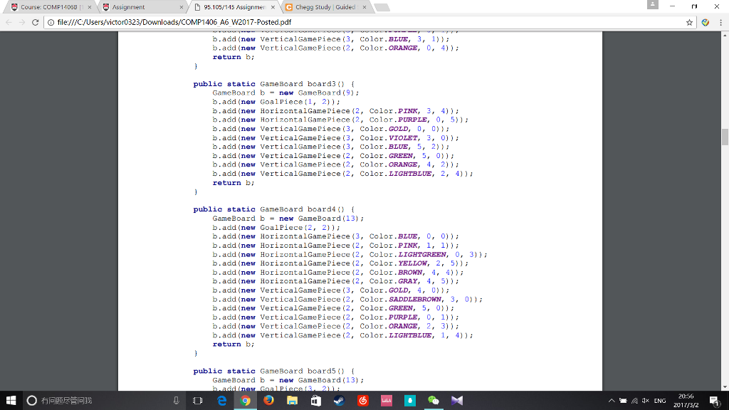 D 95.105/115 Assignme x C Chegg Study Guided x | Chegg.com