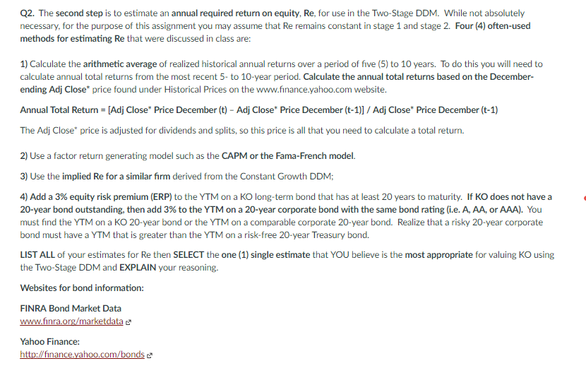 The second step is to estimate an annual required | Chegg.com
