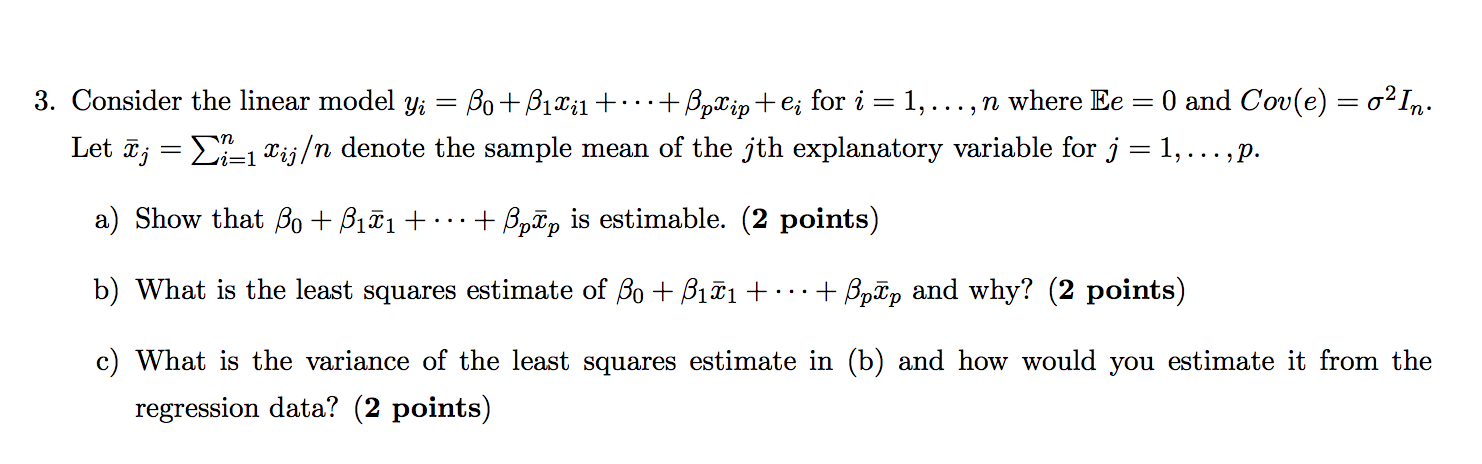 Solved Consider the simple linear regression model yi = | Chegg.com
