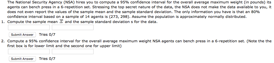 Solved The National Security Agency (NSA) hires you to | Chegg.com