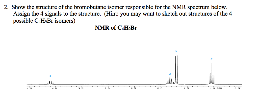 Solved Show the structure of the bromobutane isomer | Chegg.com