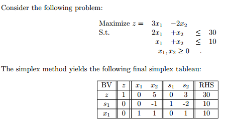 Consider the following problem: Maximize z 3r -2a2 1 | Chegg.com