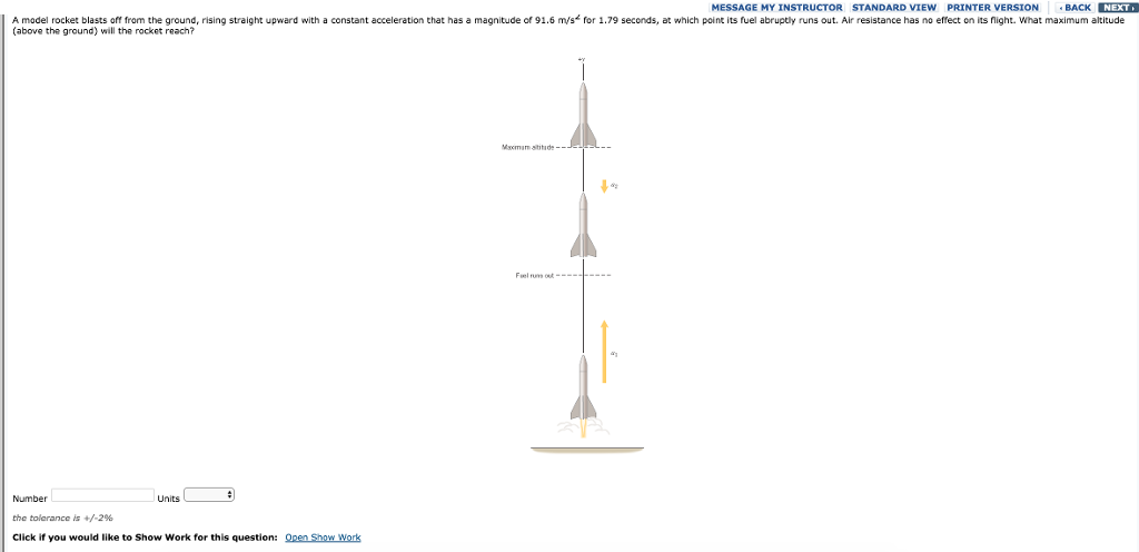 Solved A model rocket blasts off from the ground, rising | Chegg.com