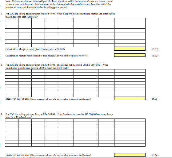 Solved PART 1 Fixed and Variable Cost Determinations Unit | Chegg.com