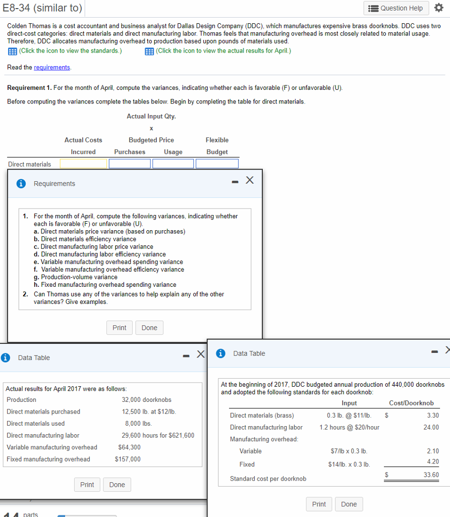 Solved E8-34 (similar to) E Question Help Colden Thomas is a | Chegg.com