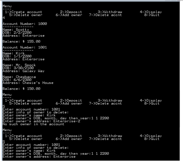 HW7 (Graded out of 100) Design a bank account class | Chegg.com