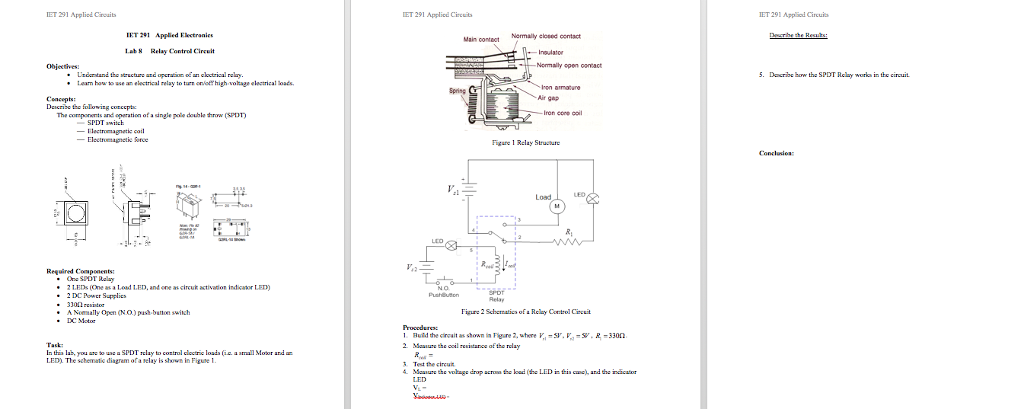 ET 291 Applied Ciroait ET 291 Applied Circet ET 291 | Chegg.com