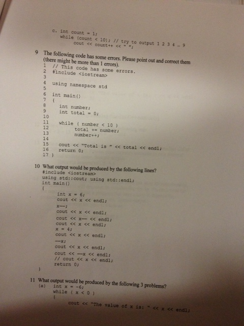 Solved Which of the following is the correct C++ statements | Chegg.com