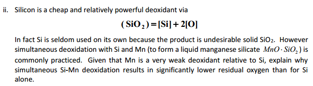 Solved ii. Silicon is a cheap and relatively powerful | Chegg.com