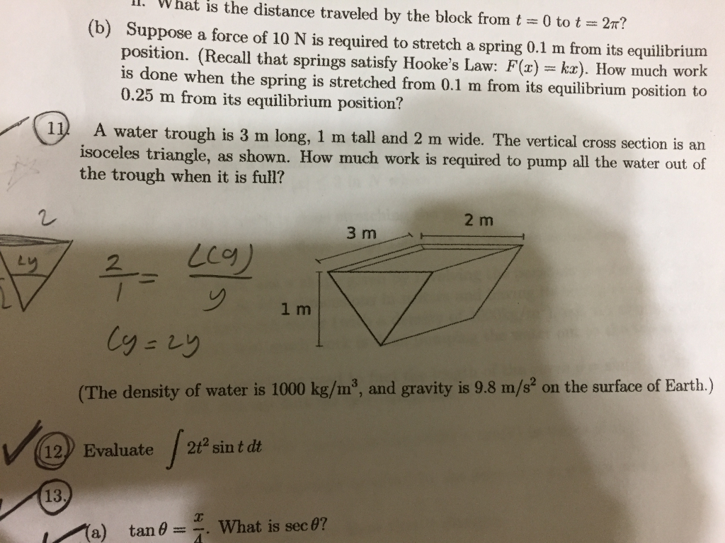 Solved 10- A block hangs at rest from a massless spring at | Chegg.com